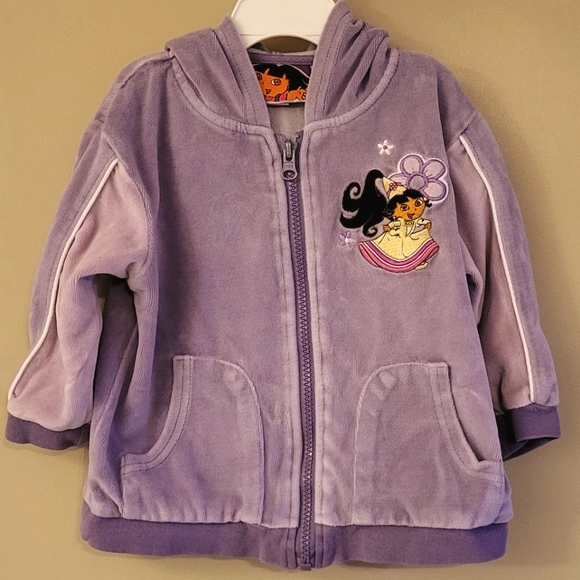 Dora The Explorer | Shirts & Tops | Dora The Explorer Mauve Embroidered ...